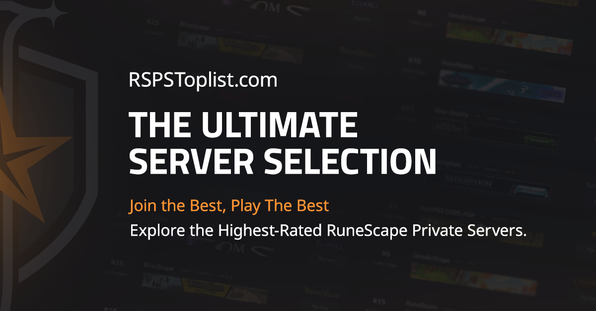 rspstoplist: RSPS List and Marketplace | Runescape Private Server - RSPS Toplist | Runescape ...